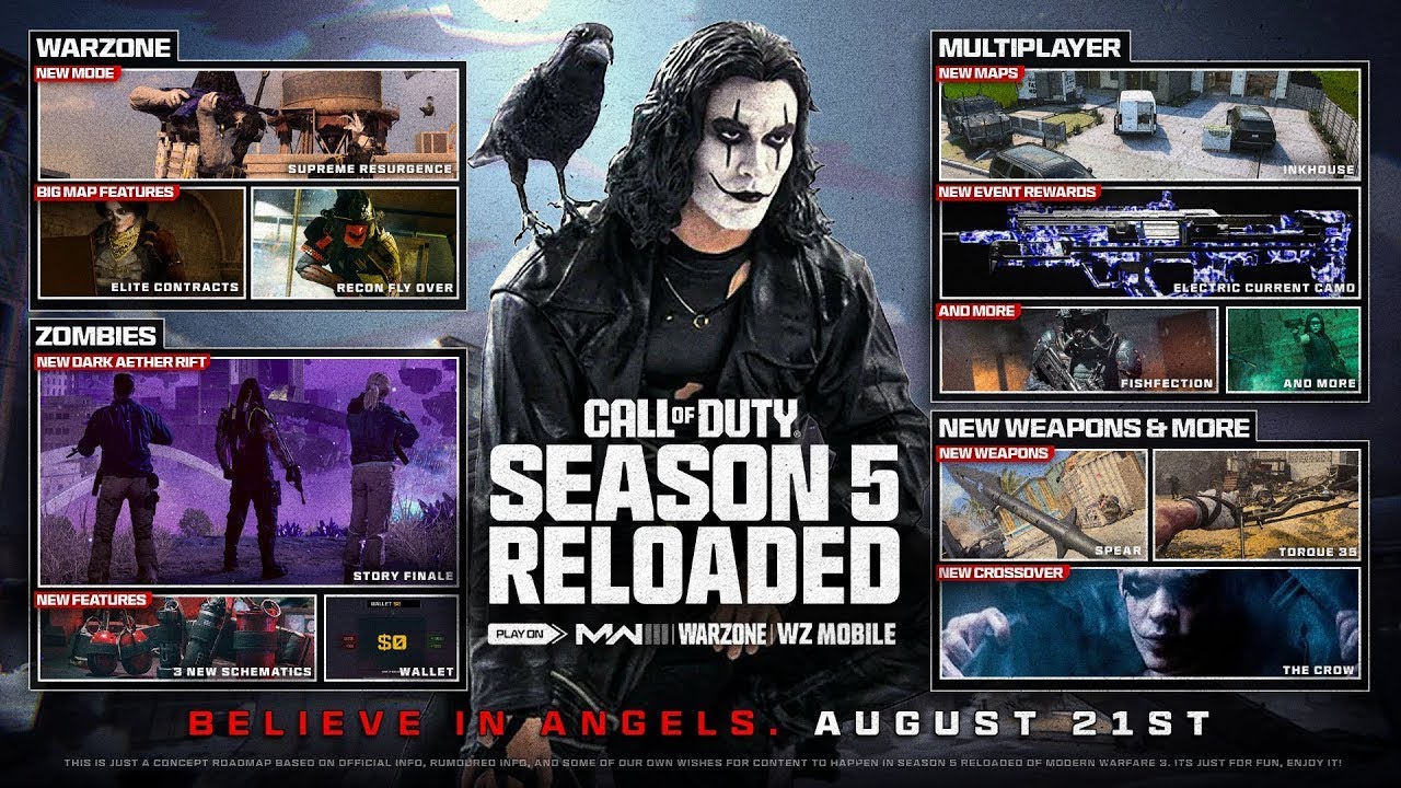 Modern Warfare 3 Reloaded Season 5 Release Date New Weapons Modes